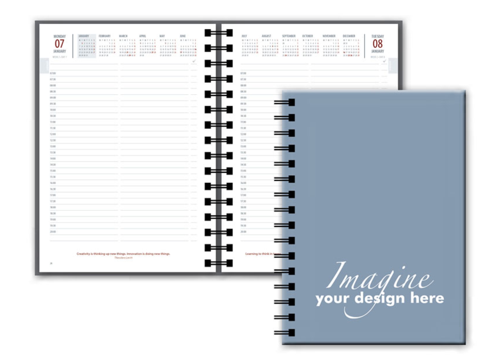 Diaries: Carpe Diem Wiro-bound Executive Diary